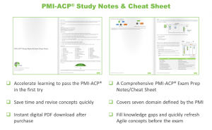 PMI-ACP Exam Prep Study Note and Cheat Sheet